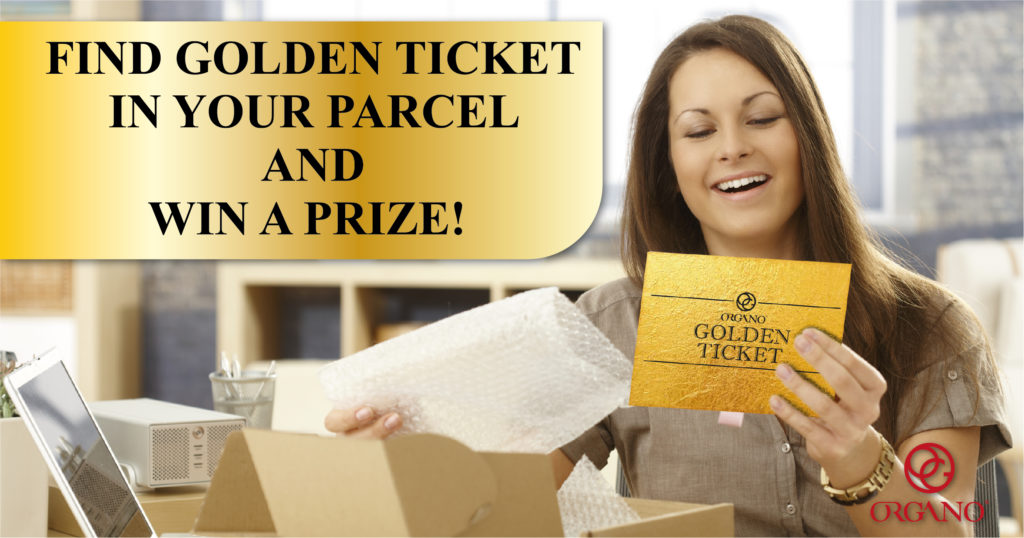 EXCITING NEWS! FIND GOLDEN TICKET IN YOUR PARCEL AND WIN A PRIZE ...