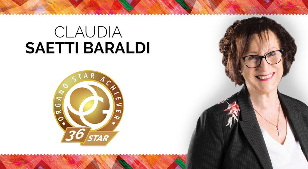 Interview with Claudia Saetti Baraldi, lifetime Ruby & 36 Star Achiever ...
